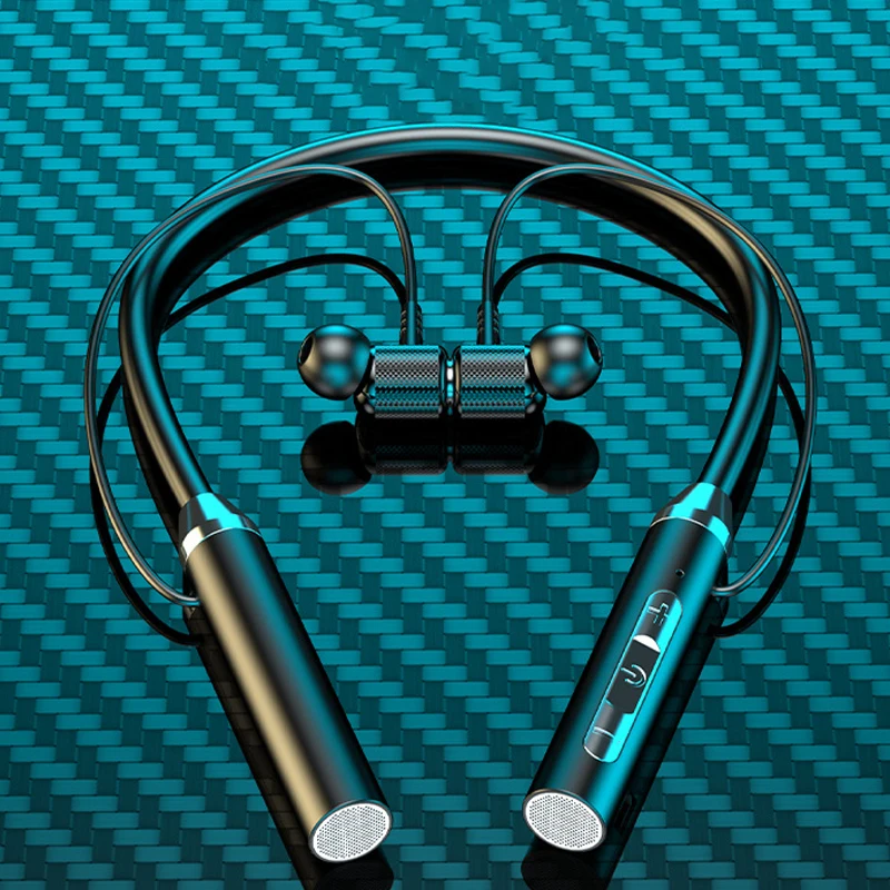 Wireless Headphones Bluetooth 5.0 Neckband Earphones Magnetic Sports ...