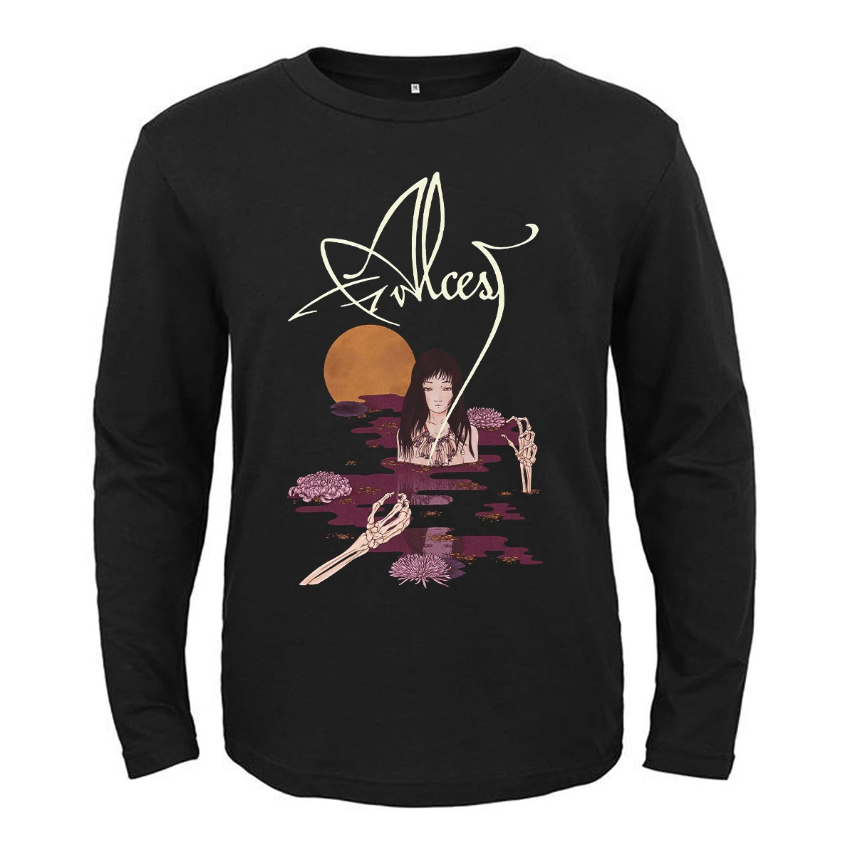 Zombie-Panda-4-Designs-Alcest-Black-Metal-Tee-Streetwear-Unisex-Long ...