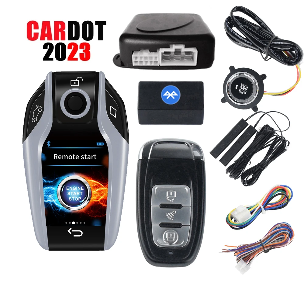 Cardot 2023 BT Digital Key Smart Phone App Car Alarm System Auto ...