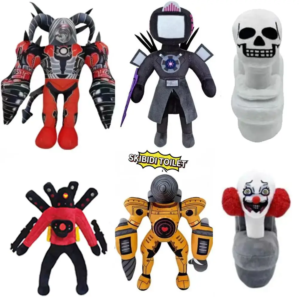 30CM-Skibidi-Toilet-Plush-Toy-Titan-TV-Man-Cameraman-Cartoon-skibidi ...