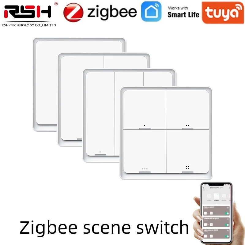 Tuya-4-Gang-ZigBee-Wireless-12-Scenario-Smart-Switch-Push-Button ...
