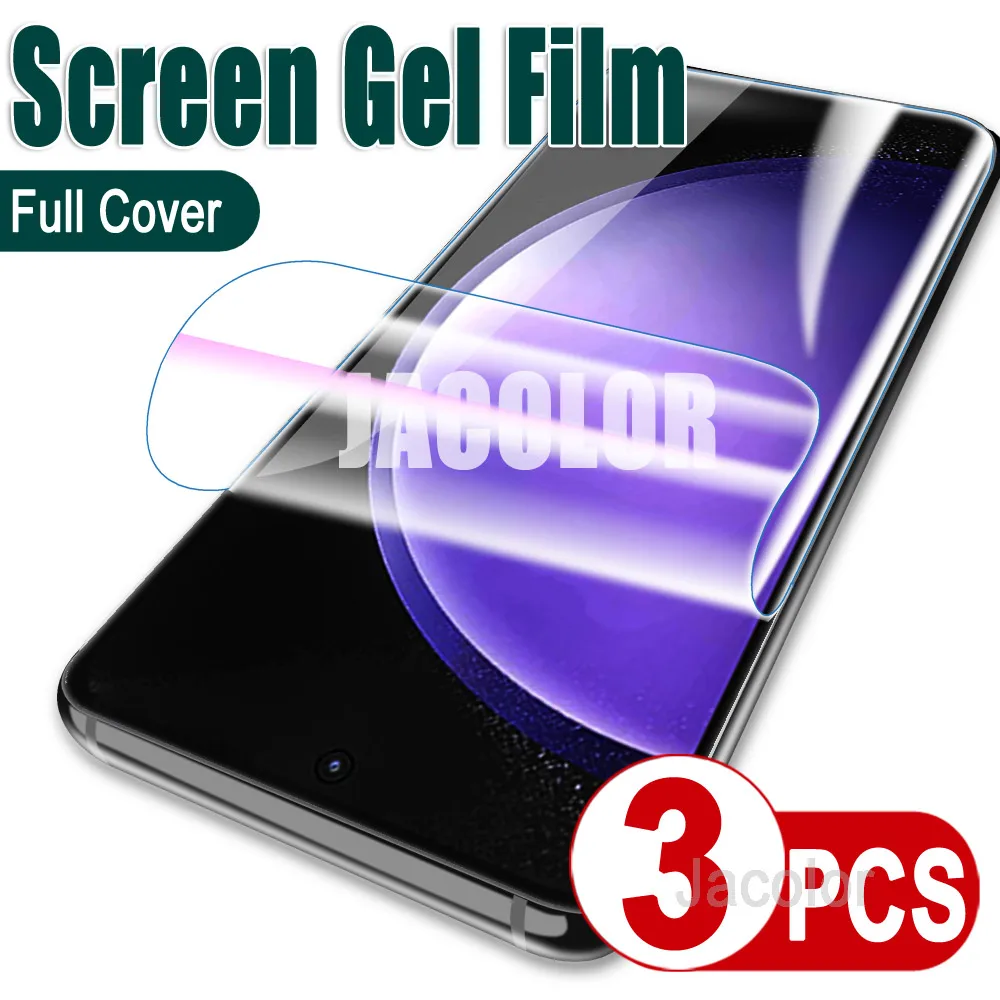 3PCS Soft Hydrogel Film For Samsung Galaxy S23 Fe S21 S20 Fe Gel Film ...
