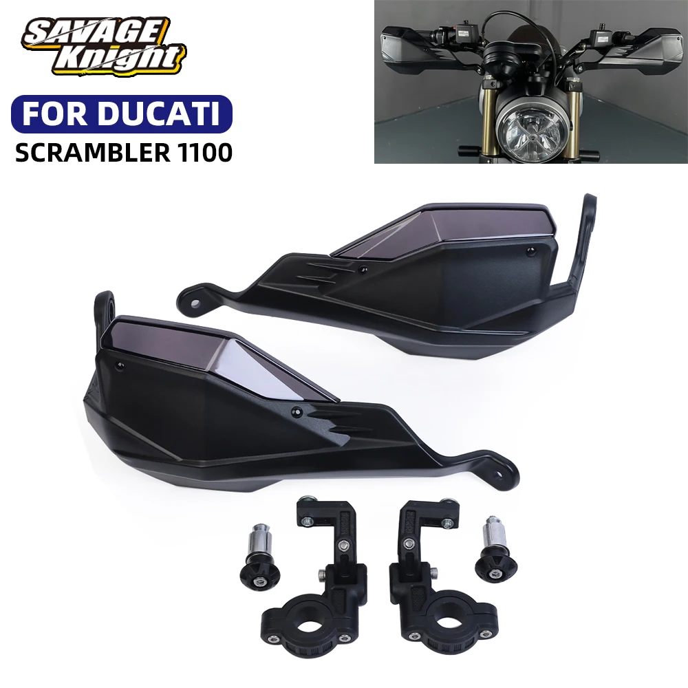Handlebar-Handguard-Shield-For-DUCATI-Scrambler-1100-Sport-Dark-Tribute ...