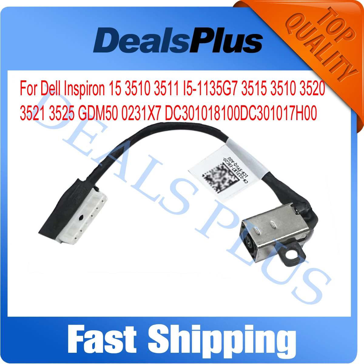 New-Replacement-DC-Power-Jack-Cable-For-Dell-Inspiron-15-3510-3511-I5 ...