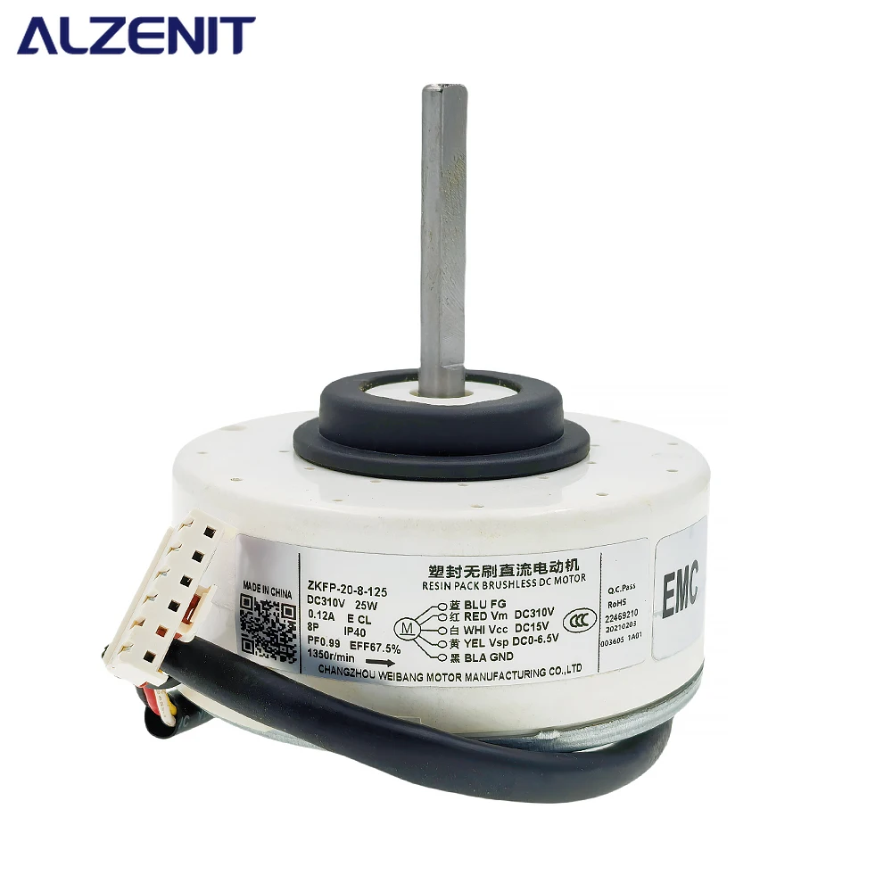 For TCL Inverter Air Conditioner DC Motors ZKFP-20-8-125 Fan Motor 25W ...