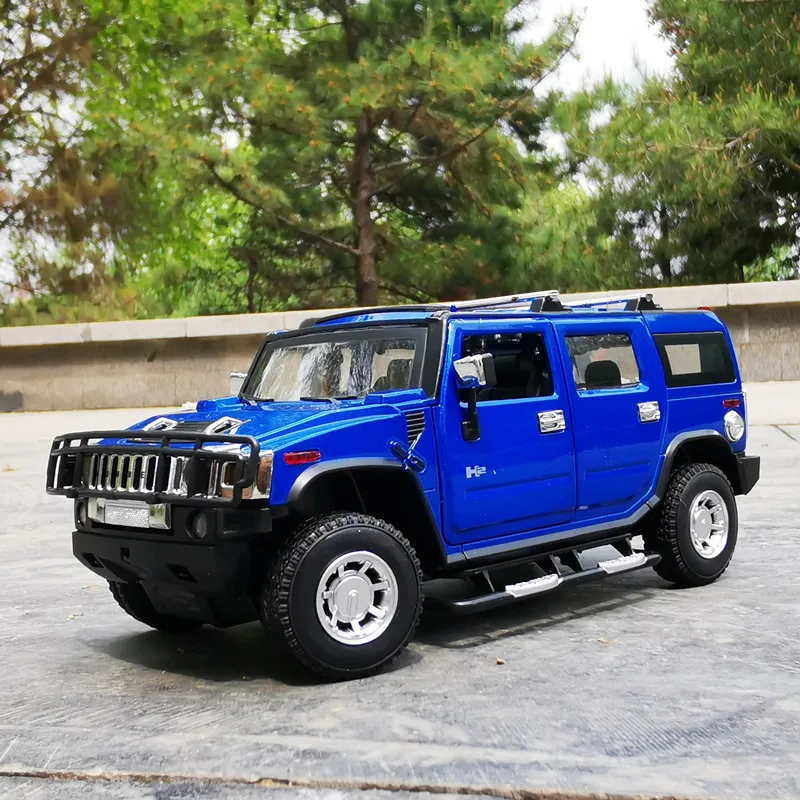 Blue Hummer H2