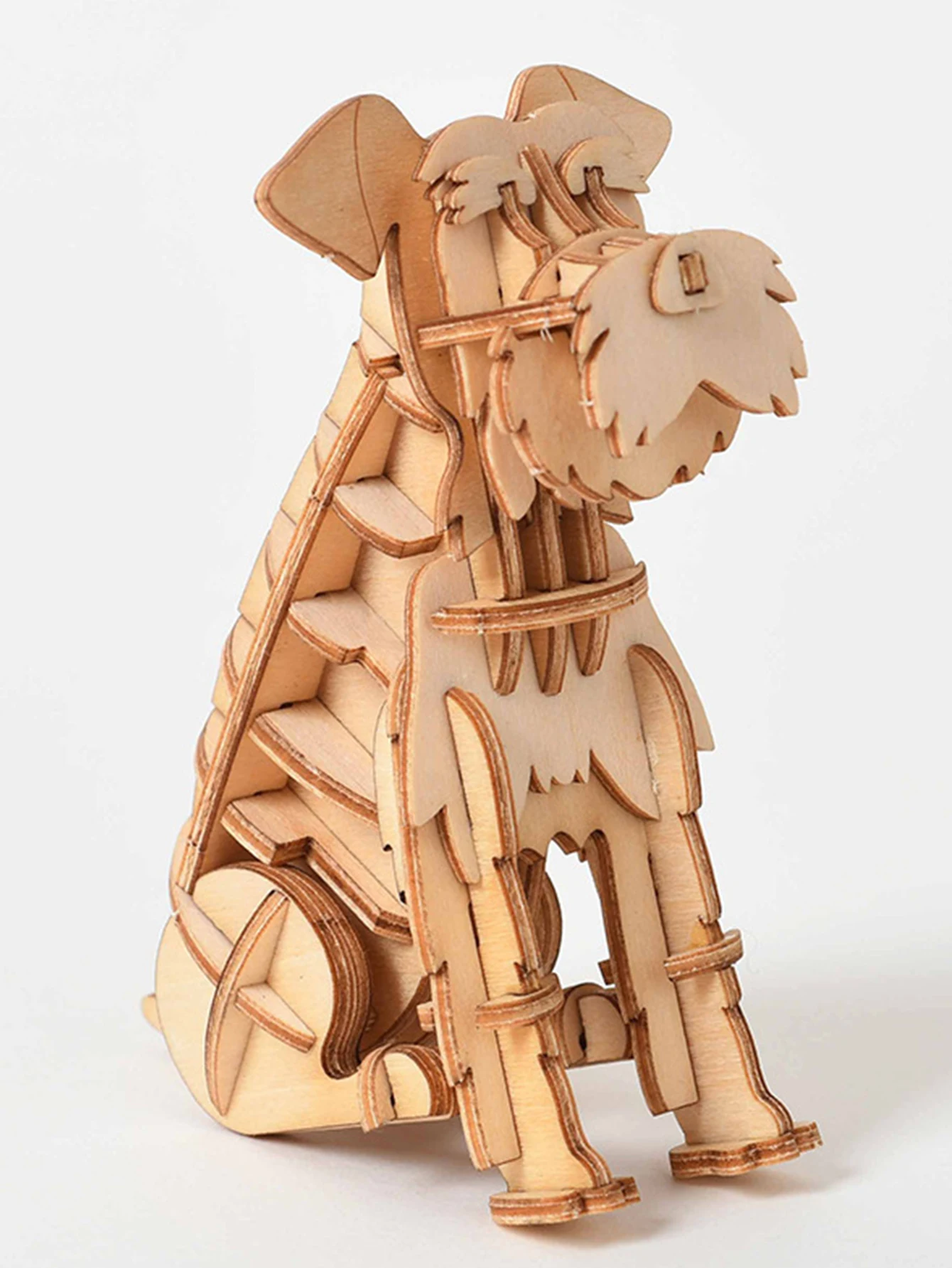 3D-Holz-Tier-Puzzle-Sherina-Hund-Modell-Kinder-Holz-Handwerk-Brain ...