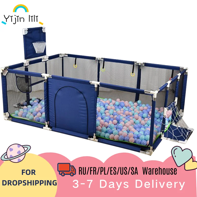 Children's Playpen With Nets Baby Playpen Children Fence Baby ...