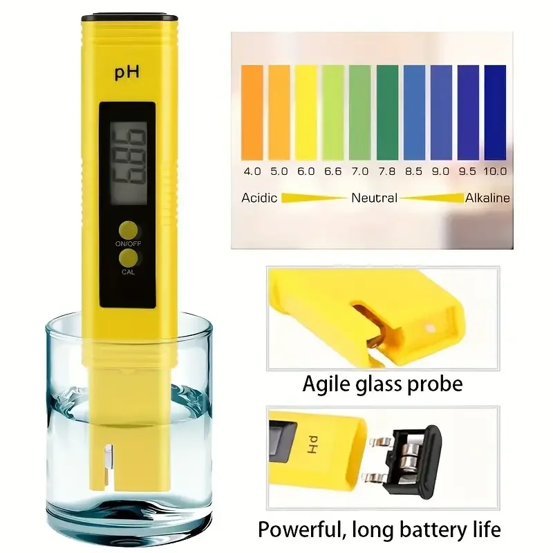Cloud Prime Portable pH Meter for Drinking Water with 0.01 Precision 0 ...