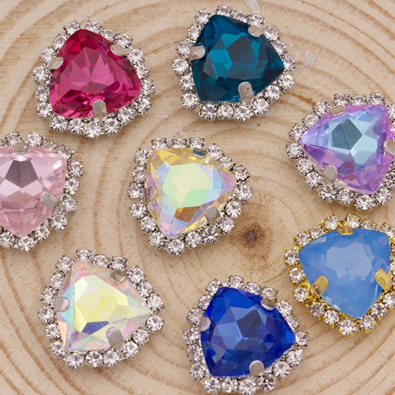 10Pc-Glittery-Trilliant-Claw-Rhinestone-Flatback-Rhinestone-Crystals ...