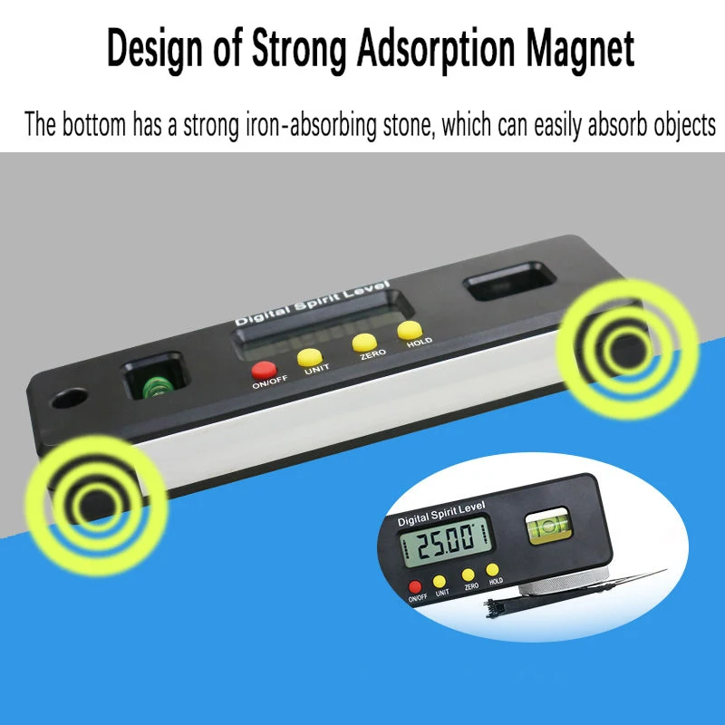 360 degree Smart Tool Digital Level Digital Inclinometer electronic ...