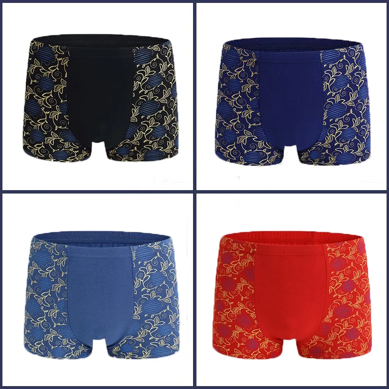 4Pcs\Lot Modal Underwear Organic Natural Bamboo Fiber Boxers Men Sexy ...