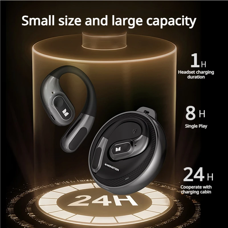 Monster-AC330-Wireless-Bluetooth-5-4-Earphone-ENC-Call-Noise-Reduction ...