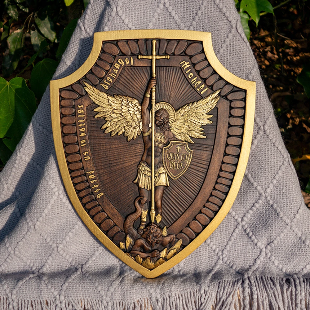 Diyalo-Beech-Wood-Relif-Handmade-St-Michael-the-Archangel-Shield ...
