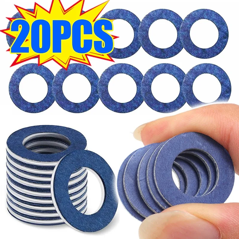 20~1PCS Car Oil Drain Bolt Gasket 90430-12031 90341-12012 Aluminum Felt ...