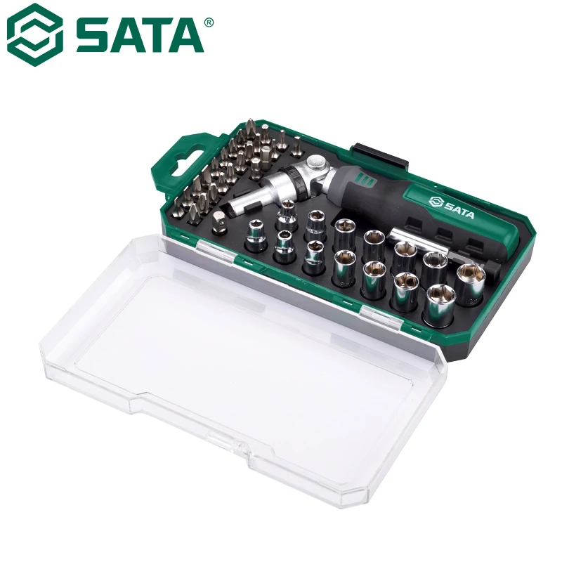 SATA-05495-40-Piece-Ratchet-Screwdriver-Sleeve-Set-Adjustable-Head-High ...
