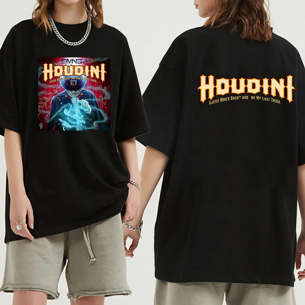 Rapper-Eminem-T-shirt-2024-Houdini-Music-Album-Merch-Kpop-Short-Sleeve ...