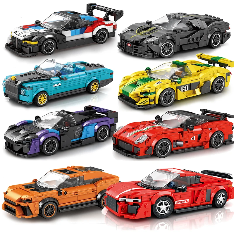 Speed-Champions-SUV-Car-City-Model-Moc-Bricks-Off-road-Vehicle-Set ...