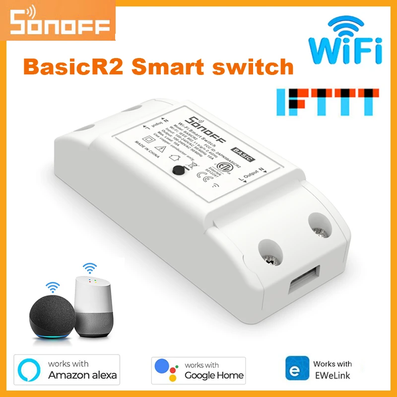 Sonoff Basic R2 Wifi Diy Interruptor Smart Switch Remote Controller ...