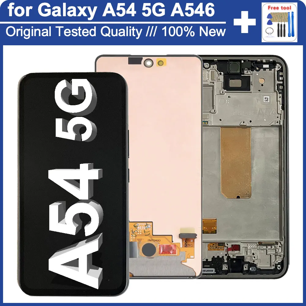 Super-AMOLED-for-Samsung-Galaxy-A54-LCD-Screen-A546-A546B-A546U-for ...