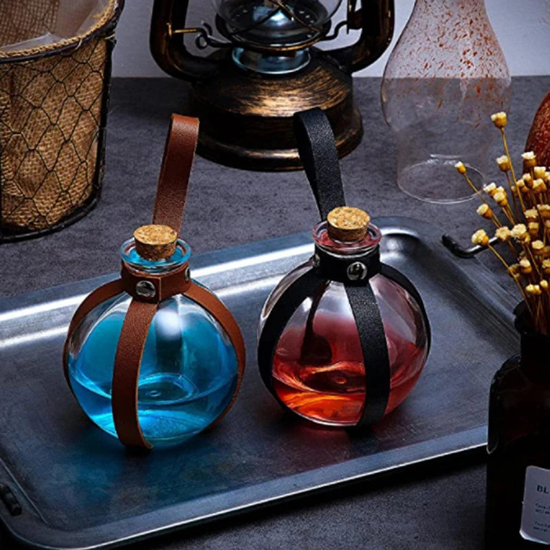 1Pc Bottle Holder Round Flask Potion Bottle DIY Perfume Flower ...