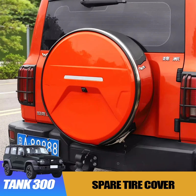 Stainless Steel Spare Tire Cover for GWM WEY Tank 300 2020-2025 Off ...