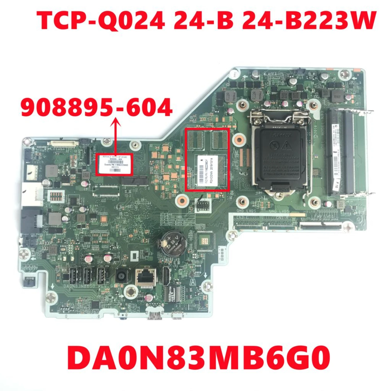 908895-604-For-HP-Pavilion-TCP-Q024-24-B-24-B223W-Series-All-in-One ...