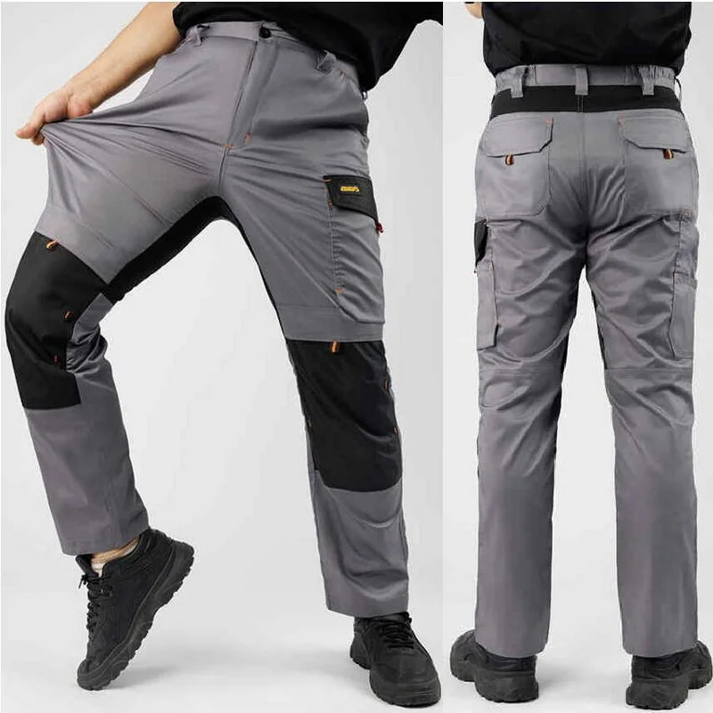 Summer Thin Stretch Work Pants Wear-resistant Workwear, Outdoor ...
