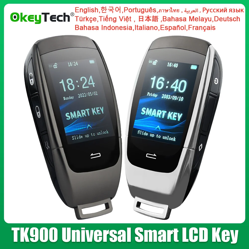 TK900-Universal-Modificado-Inteligente-Remoto-Do-Carro-Chave-LCD-Tela ...