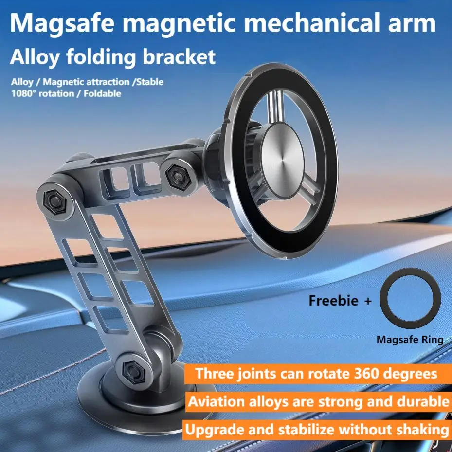 Multi-purpose mechanical arm telescopic magnetic 360° rotating mobile ...
