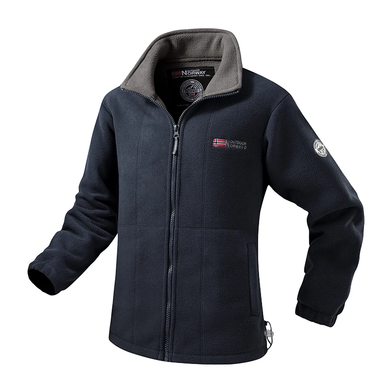 Men US Military Winter Thermal Fleece Tactical Jacket Outdoors Sports ...