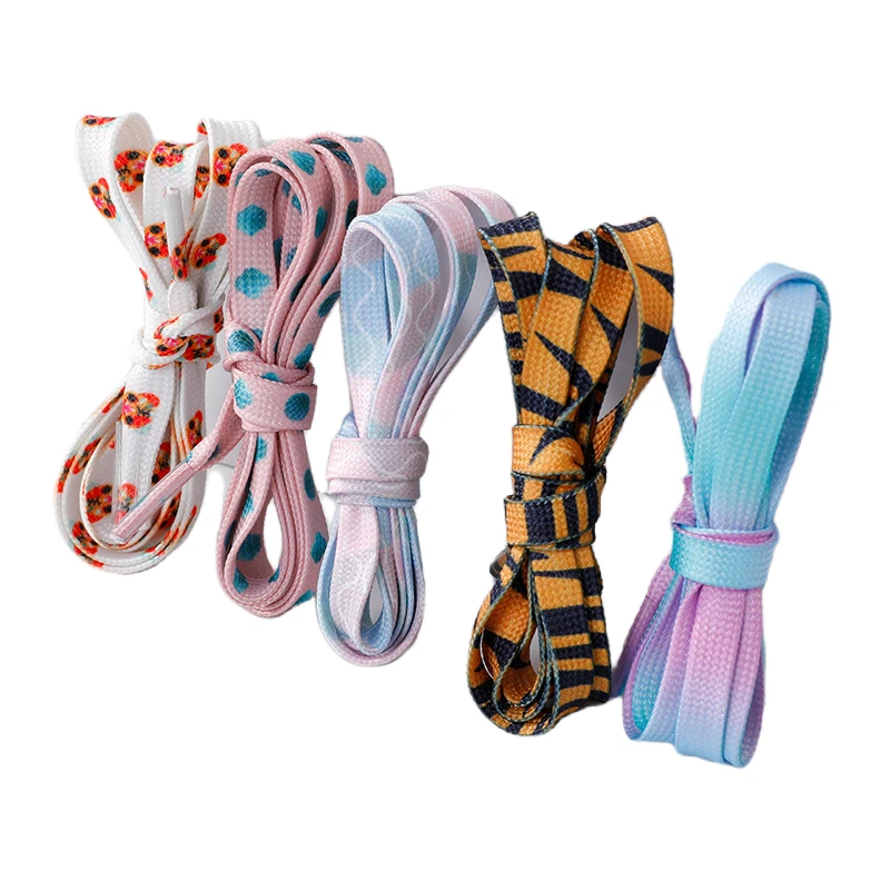 Lacets Lumineux Dégradés Léopard et Tigre, Baskets en Toile Plates ...