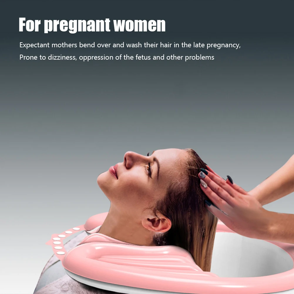 Portable Wash Basin Washing Hair | Inflatable Bathtub Elderly ...