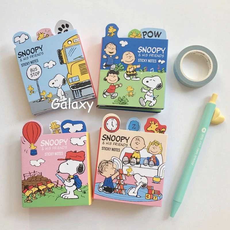 Kawaii-Snoopy-Note-Pad-Convenience-Book-Creative-Cute-Cartoon-Message ...
