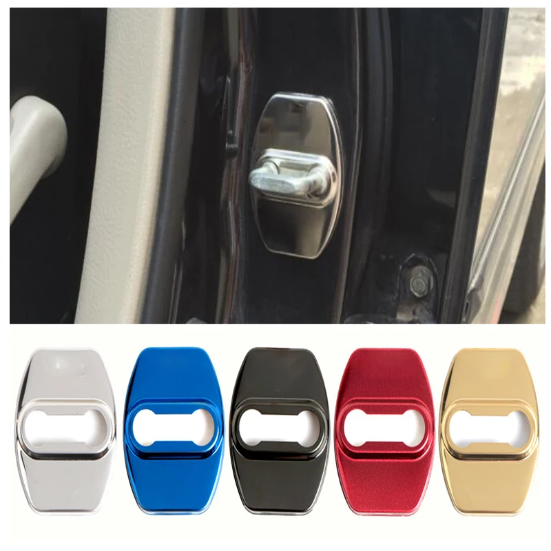 4Pcs/Lot Car Door Lock Covers Case For Toyota Corolla For Mazda For ...