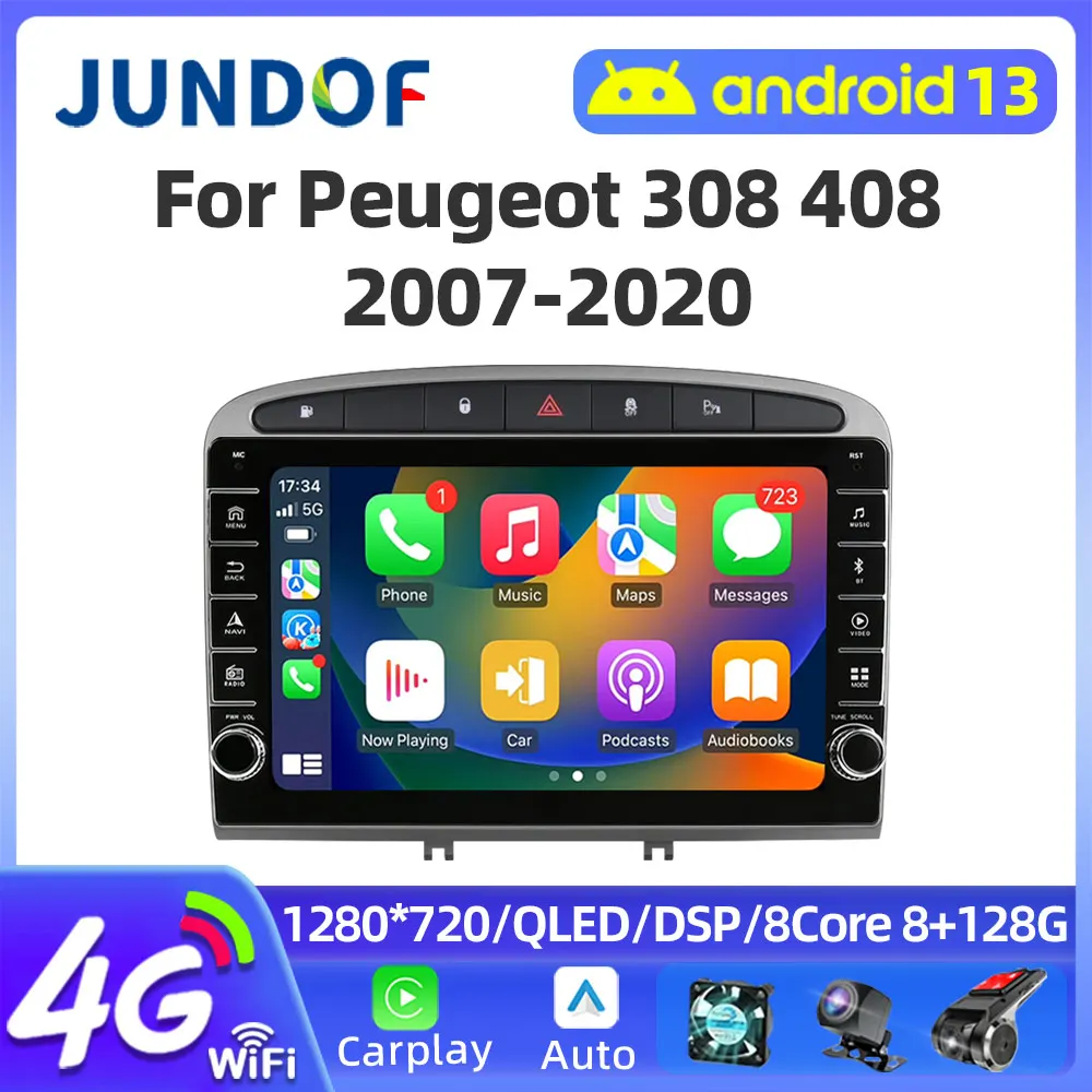 Android-13-Car-Radio-for-Peugeot-308-308SW-2007-2015-408-2012-2020-2 ...