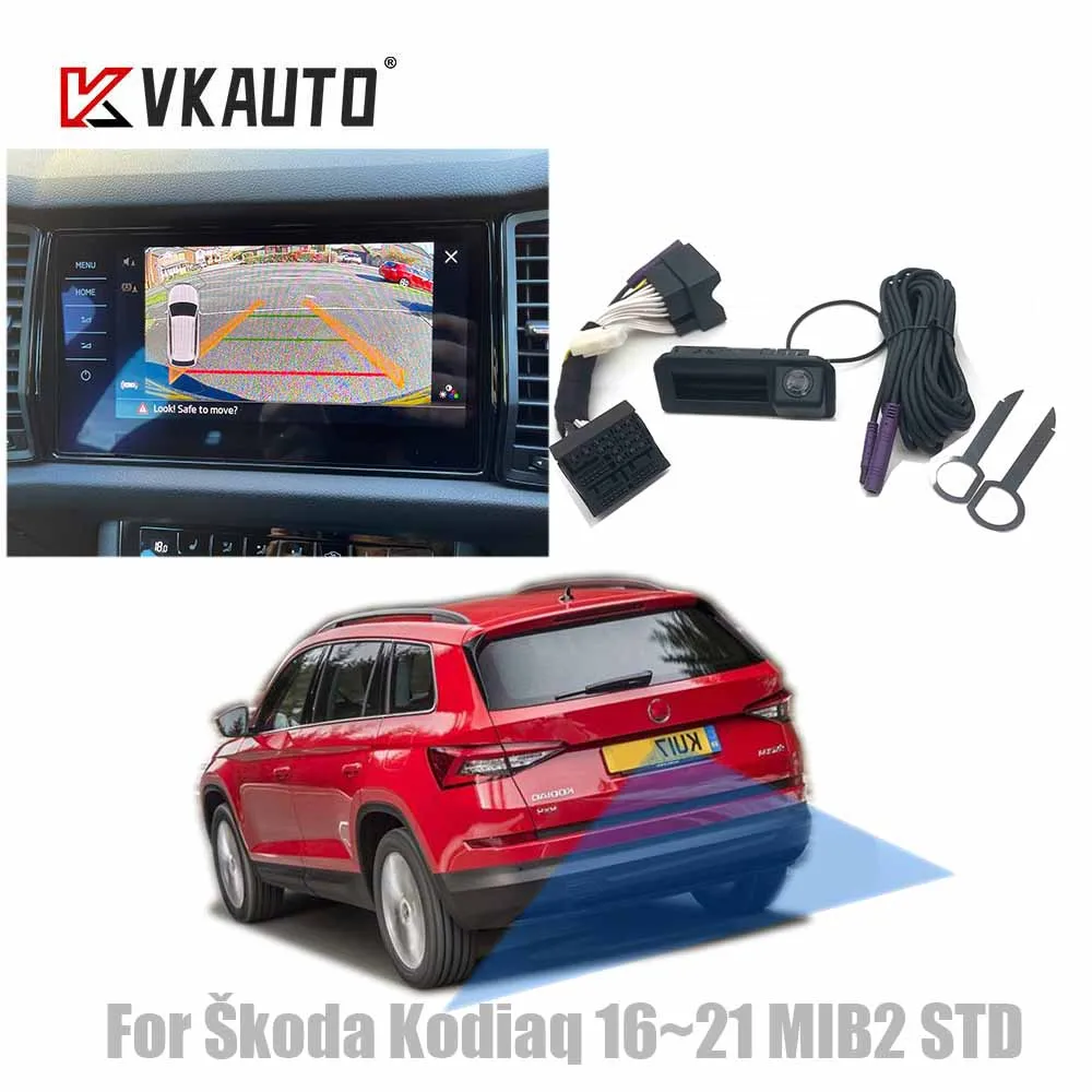 VKAUTO-Canbus-Dynamic-Trajectory-Camera-For-Skoda-Kodiaq-2016-2021-MIB2 ...