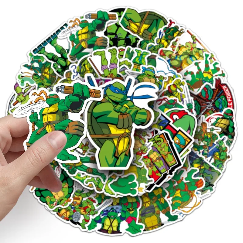 New-50PCS-Ninja-Turtles-TMNT-Anime-Stickers-Kawaii-Cartoon-Cute ...