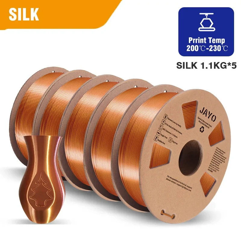 JAYO-PLA-Filament-5-5kg-Silk-Texture-1-75mm-PLA-SILK-Printing-Material ...