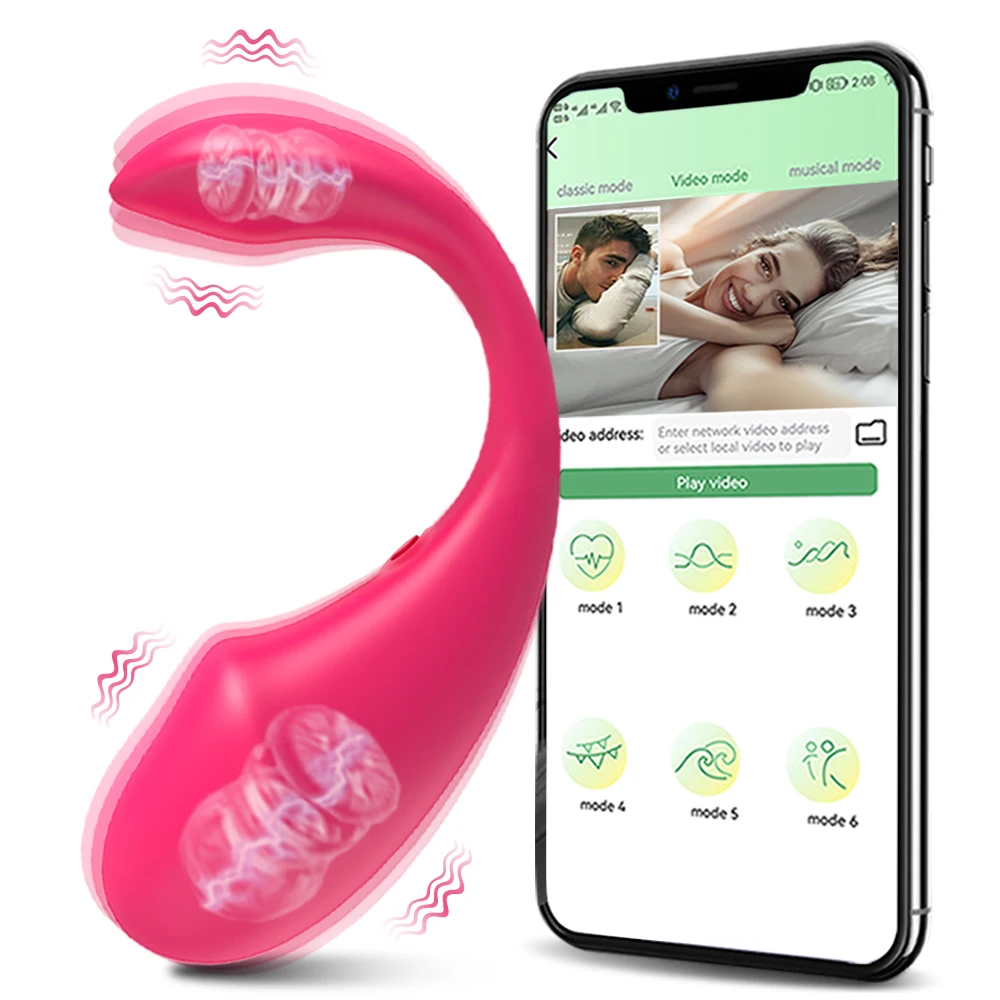 Bluetooth-APP-Remote-Control-Vibrator-for-Women-Clitoris-Stimulator-Wireless-G-Spot-Massager ...