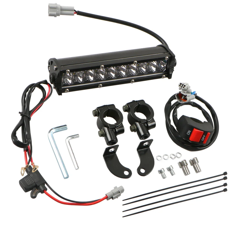 60W-Motocross-LED-Light-Wiring-Harness-Plug-Play-Headlight-Assembly-For ...
