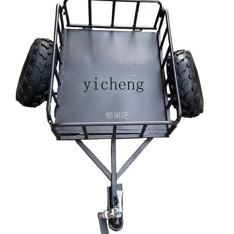 Xl-Modified-Atv-Trailer-Homemade-Four-Wheel-Motorcycle-Trailer-Cargo ...