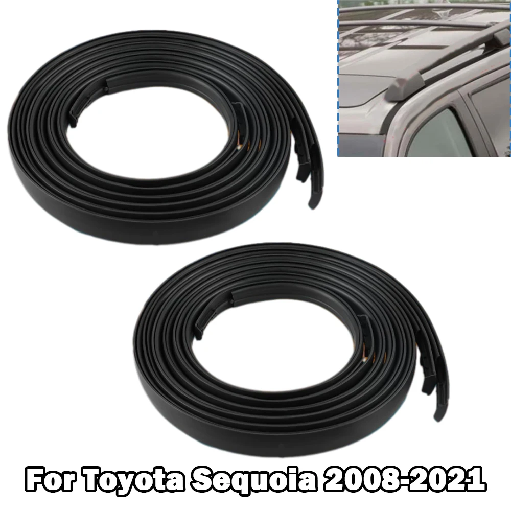 For Toyota Sequoia 2008-2021 Pair Left Right Car Roof Drip Finish ...