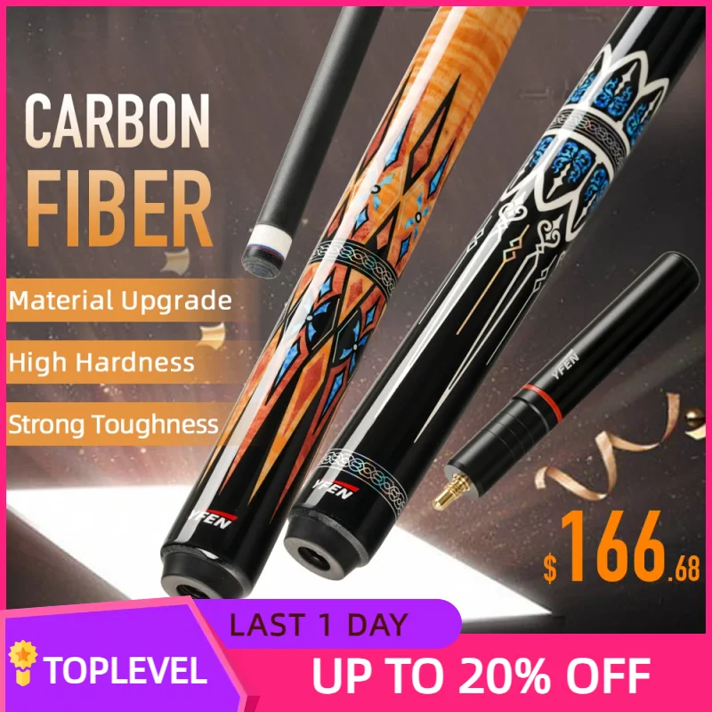YFen-Series-Carbon-Fiber-Pool-Cue-Stick-Professional-Billiards-11-5-12 ...