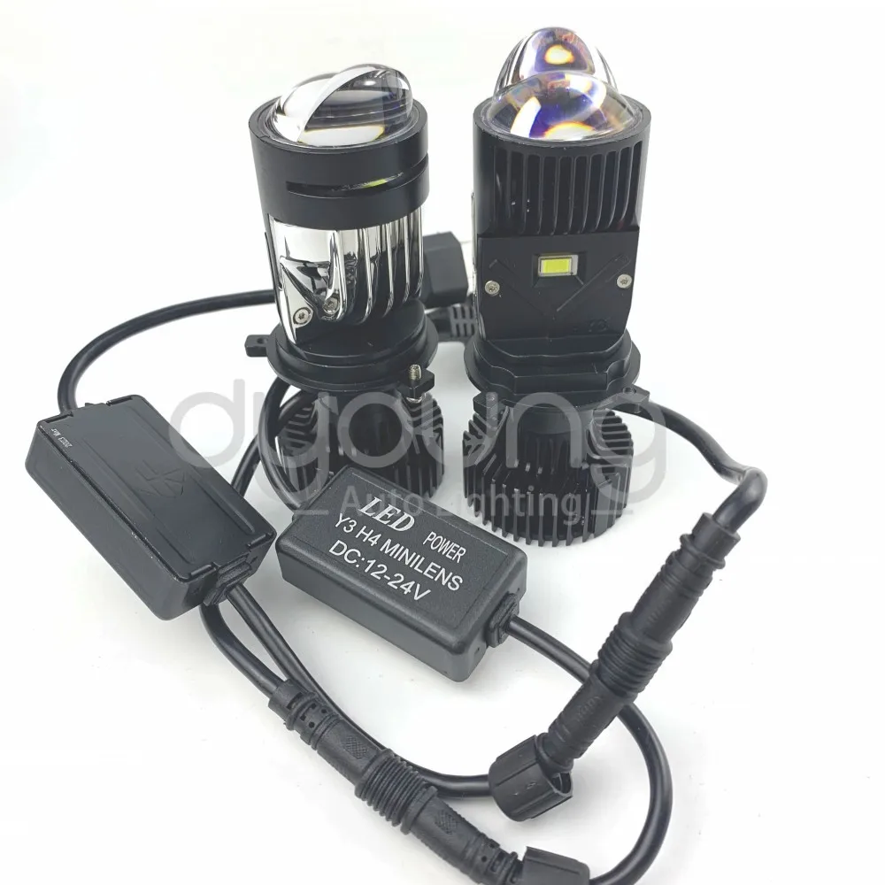 Double-Lens-H4-LED-Headlight-Bulb-Canbus-Auto-H4-9003-HB2-Mini ...