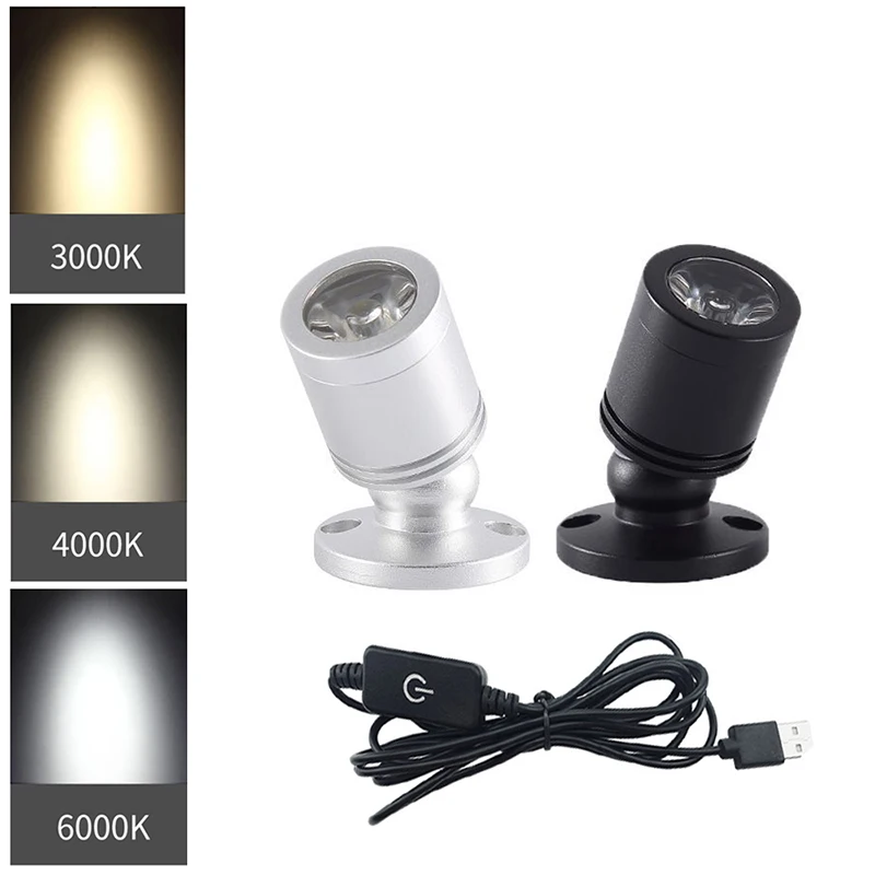 LED-Mini-Spotlight-1W-USB-Recharge-Ceiling-Spot-Light-Jewelry-Cabinet ...
