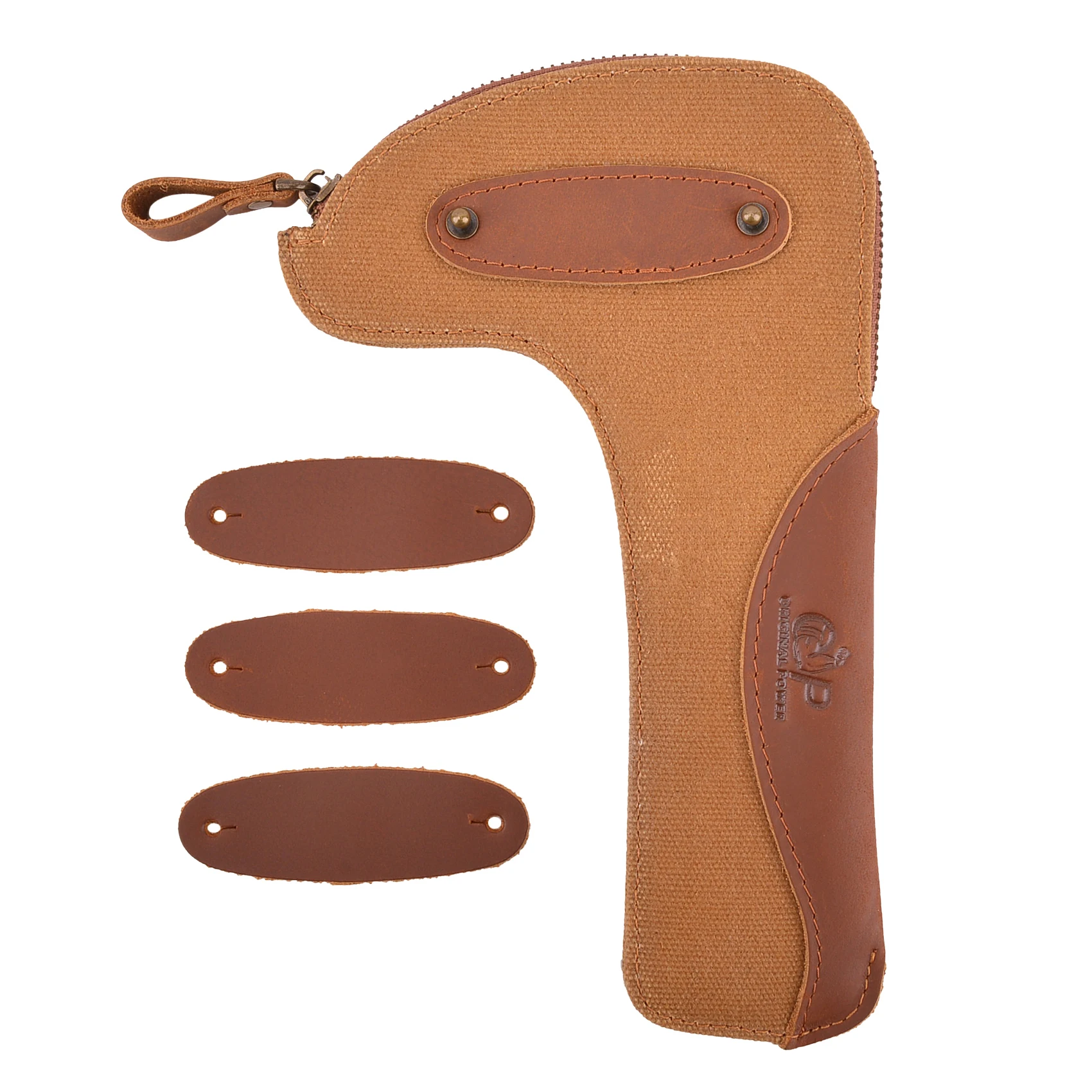 Tactical-Waxed-Canvas-Rifle-Bolt-Holder-Waist-Belt-Attachment-Bolt ...