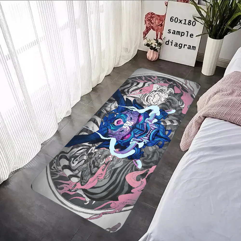 I-Japanese-Oni-Hannya-Samurai-Mask-Floor-Mat-Graphic-Printed-Flannel ...