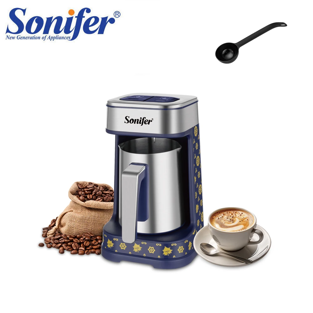 Turkish Coffee Maker with Dual Brewing Smart Anti-Spill Design 96-98°C ...