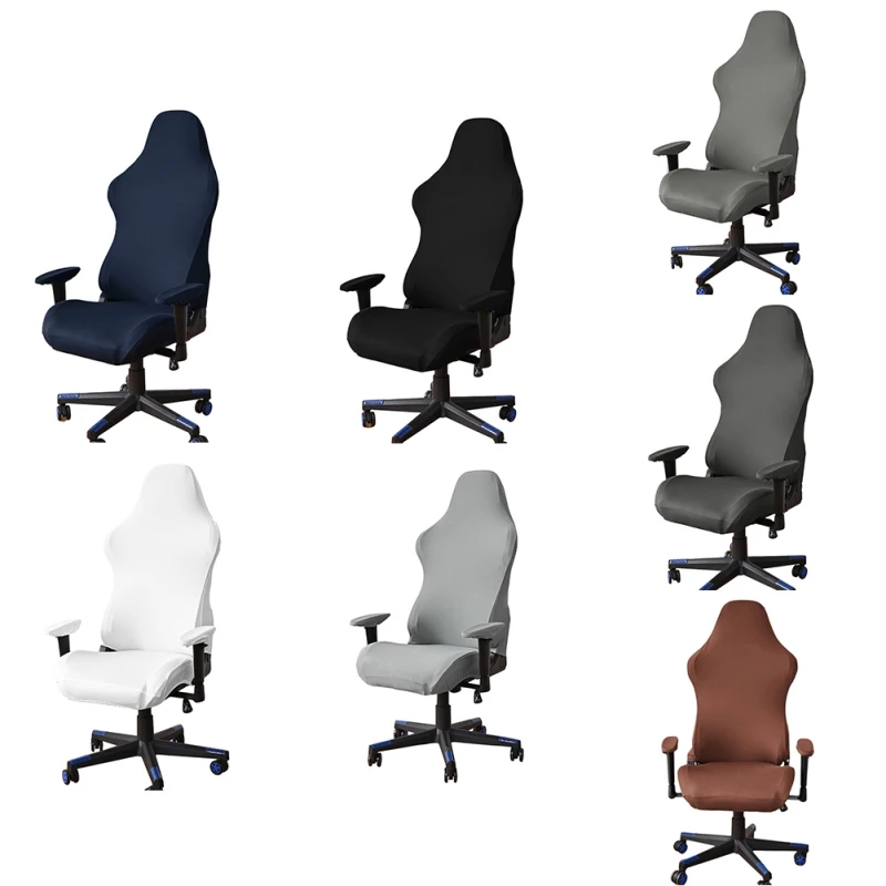 Milk-Silk-Solid-Color-Gaming-Chair-Cover-Suitable-For-Most-Game-Chairs ...